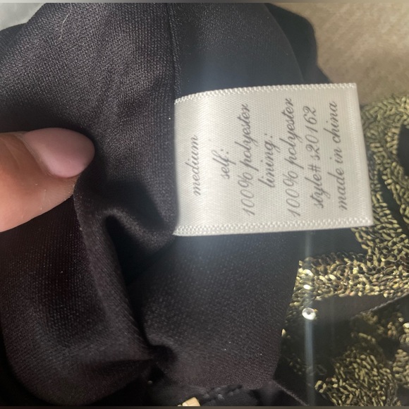 miami | Skirts | Miami Sparkle Mini Skirt Sequin Black And Gold Size ...